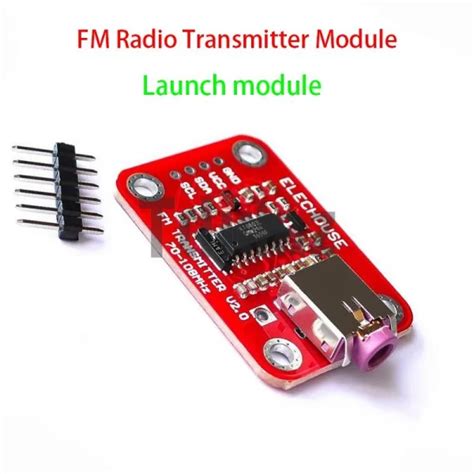 Fm Radio Transmitter Module Radio Station Transmitter Forarduino Module
