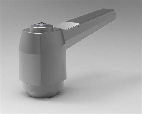 Autodesk Inventor Ipt File 3d Cad Model Of Clamping Lever H 3 D 12 L 42 Thousands Of Free