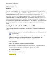 Lab Docx Its Module Lab Exercise Its Module Lab Points You Will Be Pasting