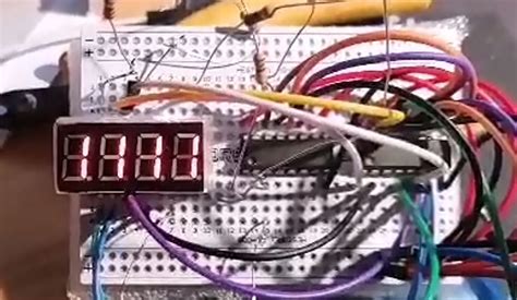 Arduino Nano Esp32 74hc595 4 Digit 7 Segment Display Arduinoо eroppa