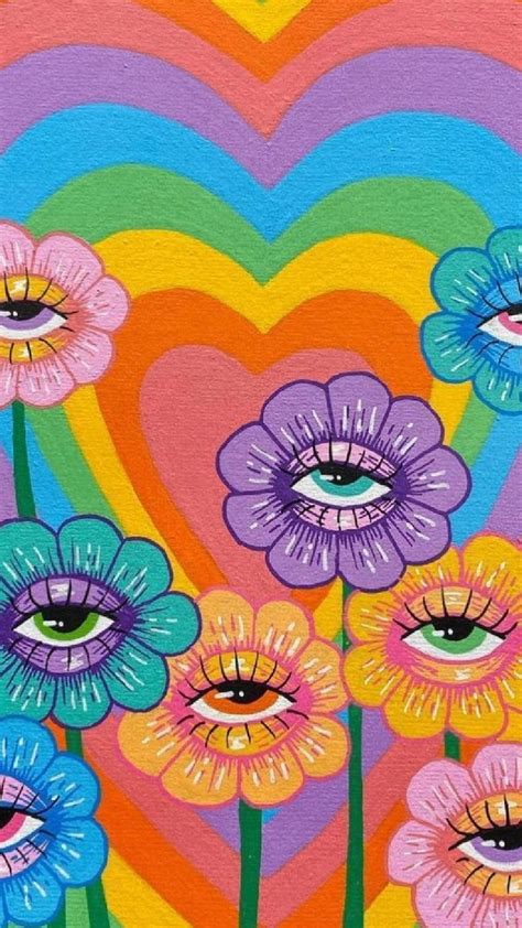 Drawing Ideas Pinterest Hippie Painting Art Collage Wall Diy Canvas Art