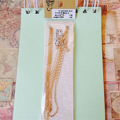 コットンパールのチェーンネックレス【作り方】 簡単diy！numakoのブログ Blog Entry Handmade Hand