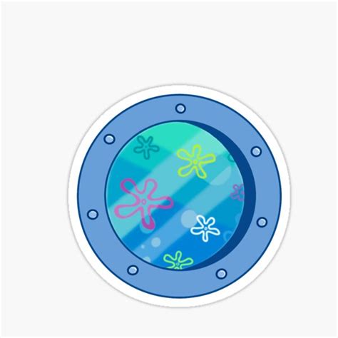 Spongebob Window Sticker For Sale By Juliaann13 Redbubble