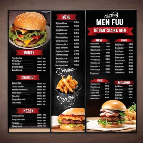 Fast Food Menu Zdjęcia Darmowe Pobieranie Na Freepik