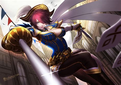 Royal Guard Fiora Wallpapers And Fan Arts League Of Legends Lol Stats