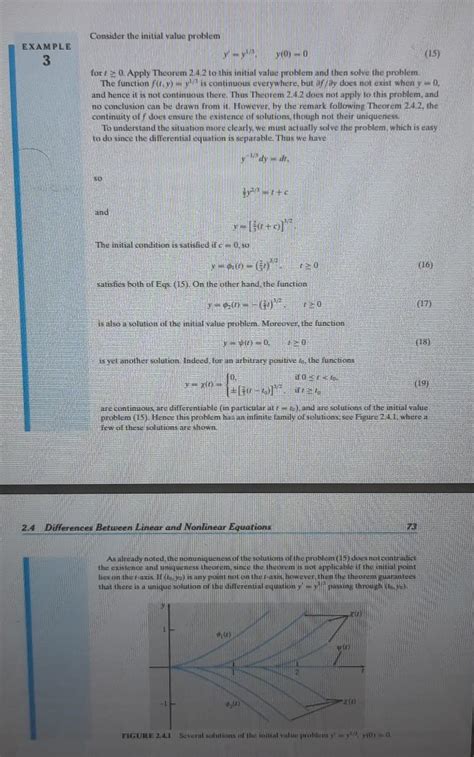 solved 21 consider the initial value problem y′ y1 3 y 0 0