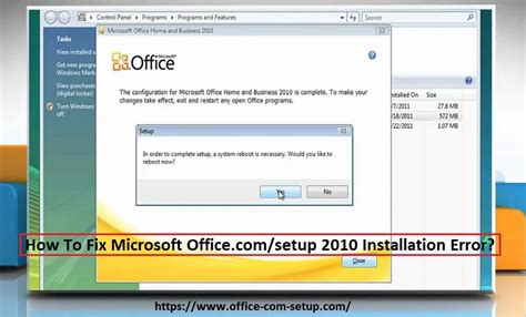 How To Fix Microsoft Office 2010 Installation Issue Office Setup