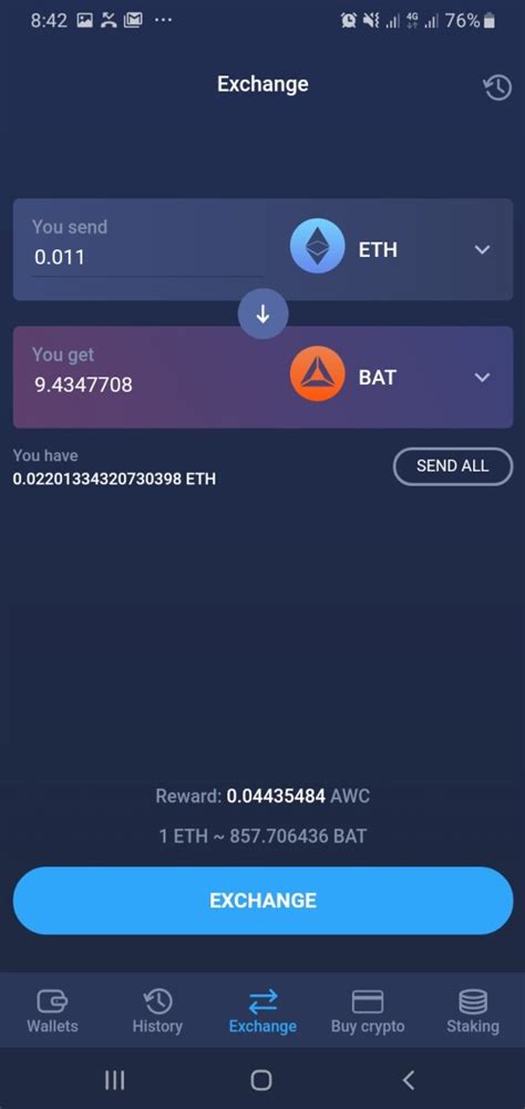 Atomic Wallet Get Rewarded For Exchanging BAT LRC DAI For ETH Or BTC