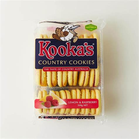 Kookas Biscuits Lemon And Raspberry 500gm Everyday Supplies