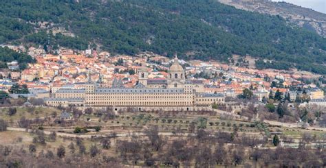 Royal Monastery Of San Lorenzo De El Escorial And Mount Abantos Near