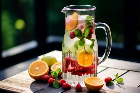Premium Ai Image Revitalizing Mintinfused Hydration Generative Ai