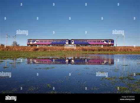 A Northern Rail Class 156 Sprinter Train On The West Coast Main Line