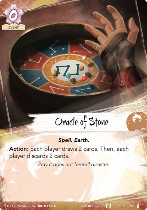 Oracle Of Stone Legend Of The Five Rings Wiki
