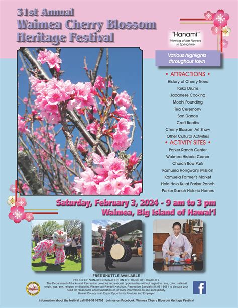 Waimea Cherry Blossom Heritage Festival 2024 Aggie Vinnie