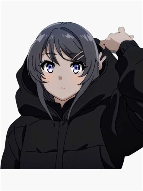 Mai Sakurajima Rascal Does Not Dream Of Bunny Girl Senpai Sticker