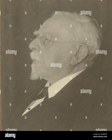 Portrait Of August Allebé In Profile Bernard Eilers Amsterdam 1911 1927 Paper Gelatin