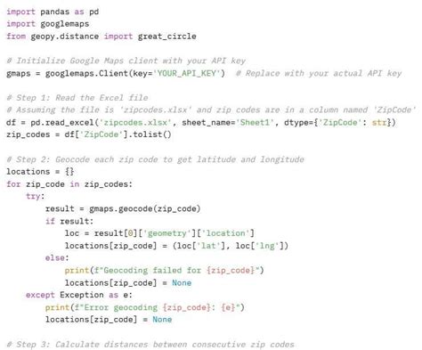 Top Entries Zip Code Distance Calculation To Excel Freelancer