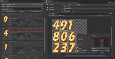 Unity自定义图片数字textmeshpro 多见多闻 博客园