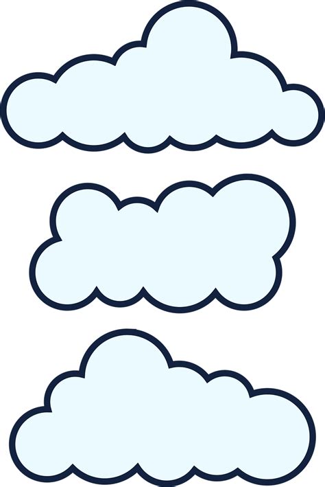 Explore 16487 Free Cloud Outline Illustrations Download Now Pixabay