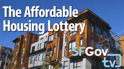 Whats Next Sf The Affordable Housing Lottery Youtube