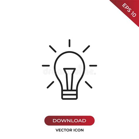 Idea Icon Vector Simple Idea Sign In Modern Design Style For Web Site