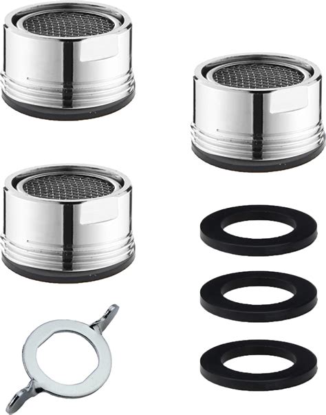 Vinabo 15pcs Mousseur Robinet Acier Inoxydable Aérateur de robinet M24