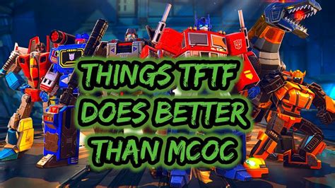 What Tftf Does Better Than Mcoc Raid Raid Store Youtube