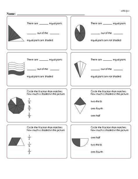 Fractions Math Chapter Workbook