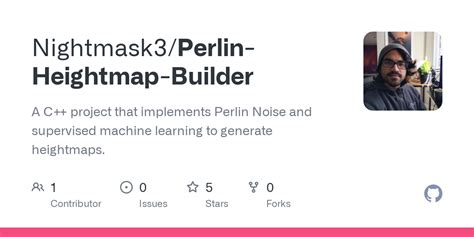 Github Nightmask Perlin Heightmap Builder A C Project That Implements Perlin Noise And