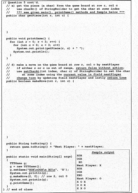 Solved Question 5 Contd E Get The Piece A Char