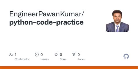 Github Engineerpawankumarpython Code Practice