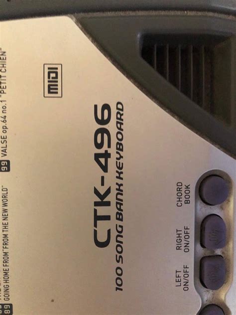Casio Ctk 496 Keyboard Hobbies And Toys Music And Media Musical