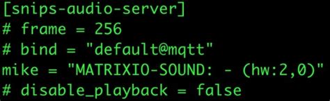 MATRIX Voice And MATRIX Creator Running Snips Ai