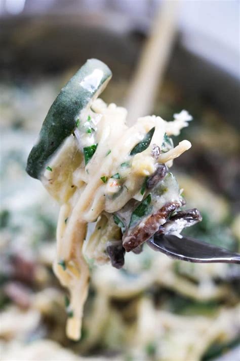 Mushroom Zucchini Pasta Nutrition To Fit Lindsey Janeiro Simple