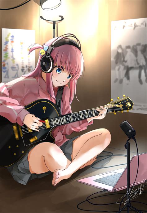 Gotoh Hitori Bocchi The Rock Drawn By Soraganebanisinngurei