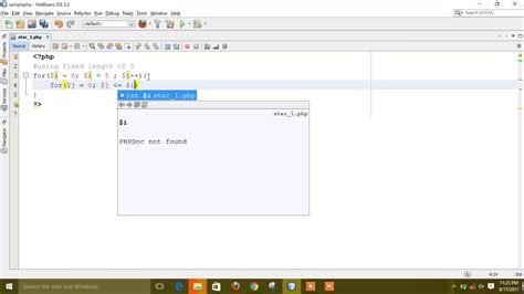 Printing Star Pattern In Php Star Pattern In Triangle Youtube