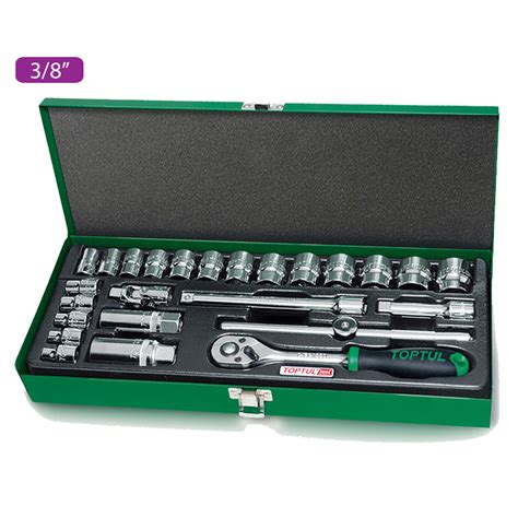 Toptul 25pcs 3 8 Dr Socket Set Tools From Us