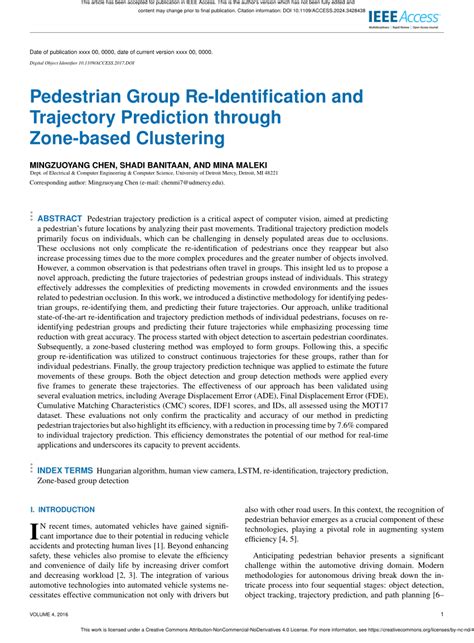 Pdf Pedestrian Group Re Identification And Trajectory Prediction Through Zone Based Clustering