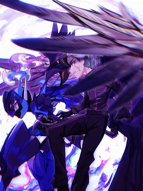 Corviknight Ceruledge And Amethio Pokemon And 1 More Drawn By
