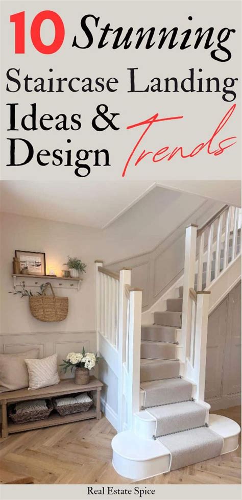 19 Staircase Landing Ideas Easy Stylish Decorating Staircase Landing Stair Landing Decor