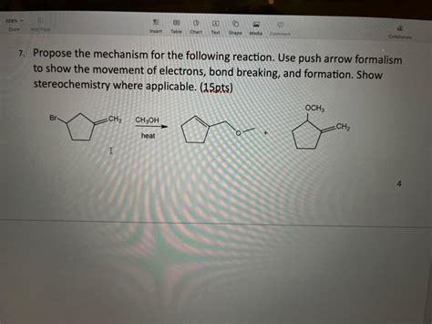 Solved Propose the mechanism for the following reaction. Use | Chegg.com