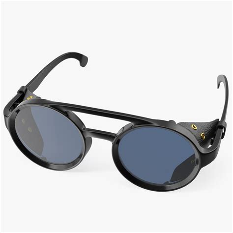 Steampunk Sunglasses Black 3d Model 29 3ds Blend C4d Fbx Max