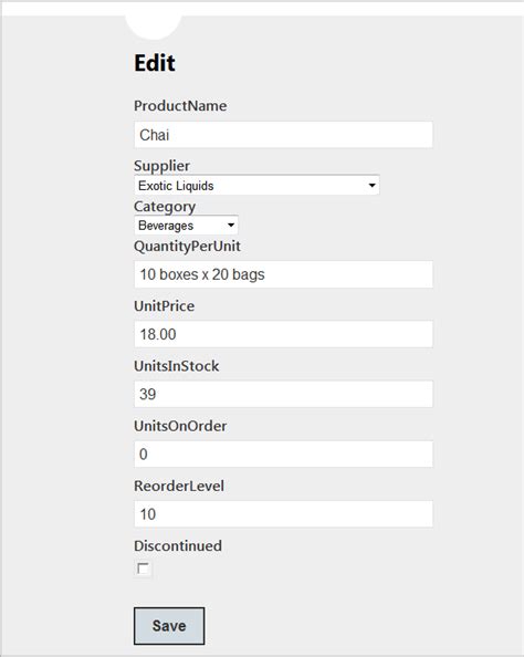 Aspnet Mvc 4 Crud Entity Framework โปรแกรมเมอร์