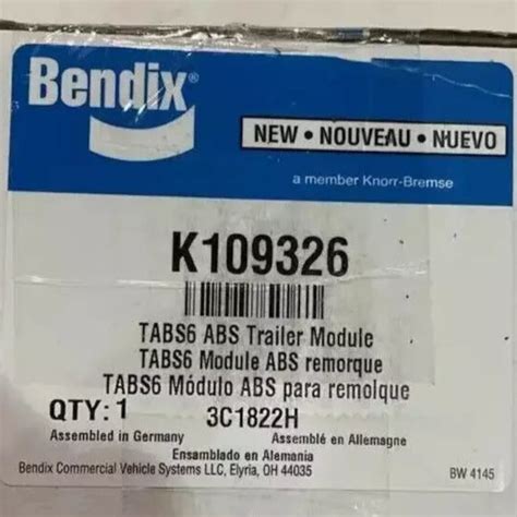 K109326 Genuine Bendix Abs Trailer Module — Advanced Truck Parts