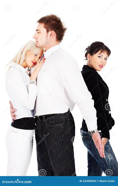 Love Triangle Stock Photo Image Of Romence Sexual Jealous