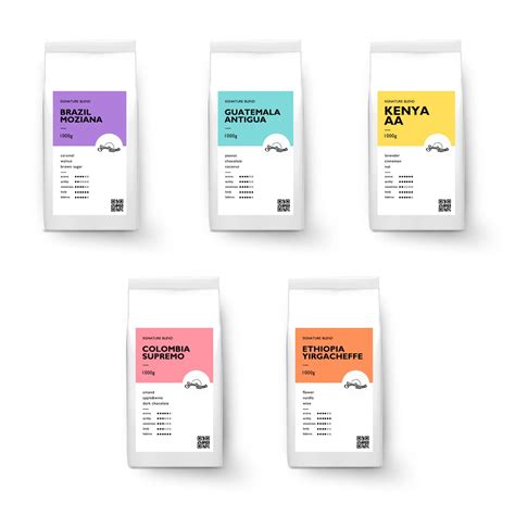 원두라벨디자인 스티커·봉투·초대장 포트폴리오 크몽