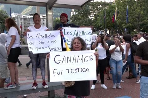 Venezuela Election Unrest Updates Demonstrations As Maduro Declared