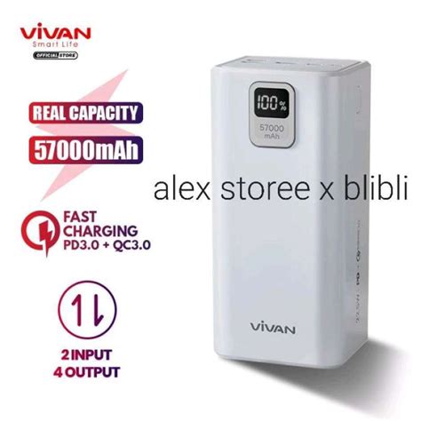 Jual Vivan VPB B Power Bank MAh W A Fast Quick Charging QC PD Output Largest