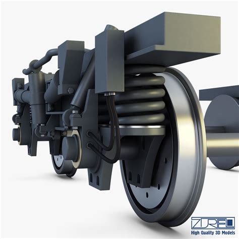 High Speed Train Chassis V 1 3d Model 39 Fbx Obj Max Free3d