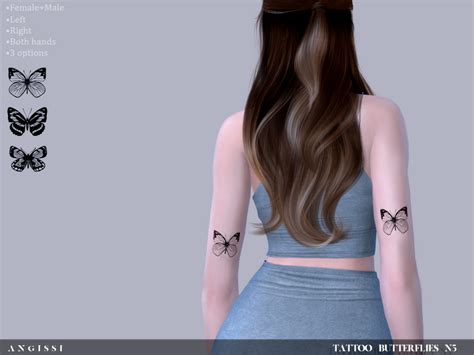 The Sims 4 Custom Content Tattoos Zzkja
